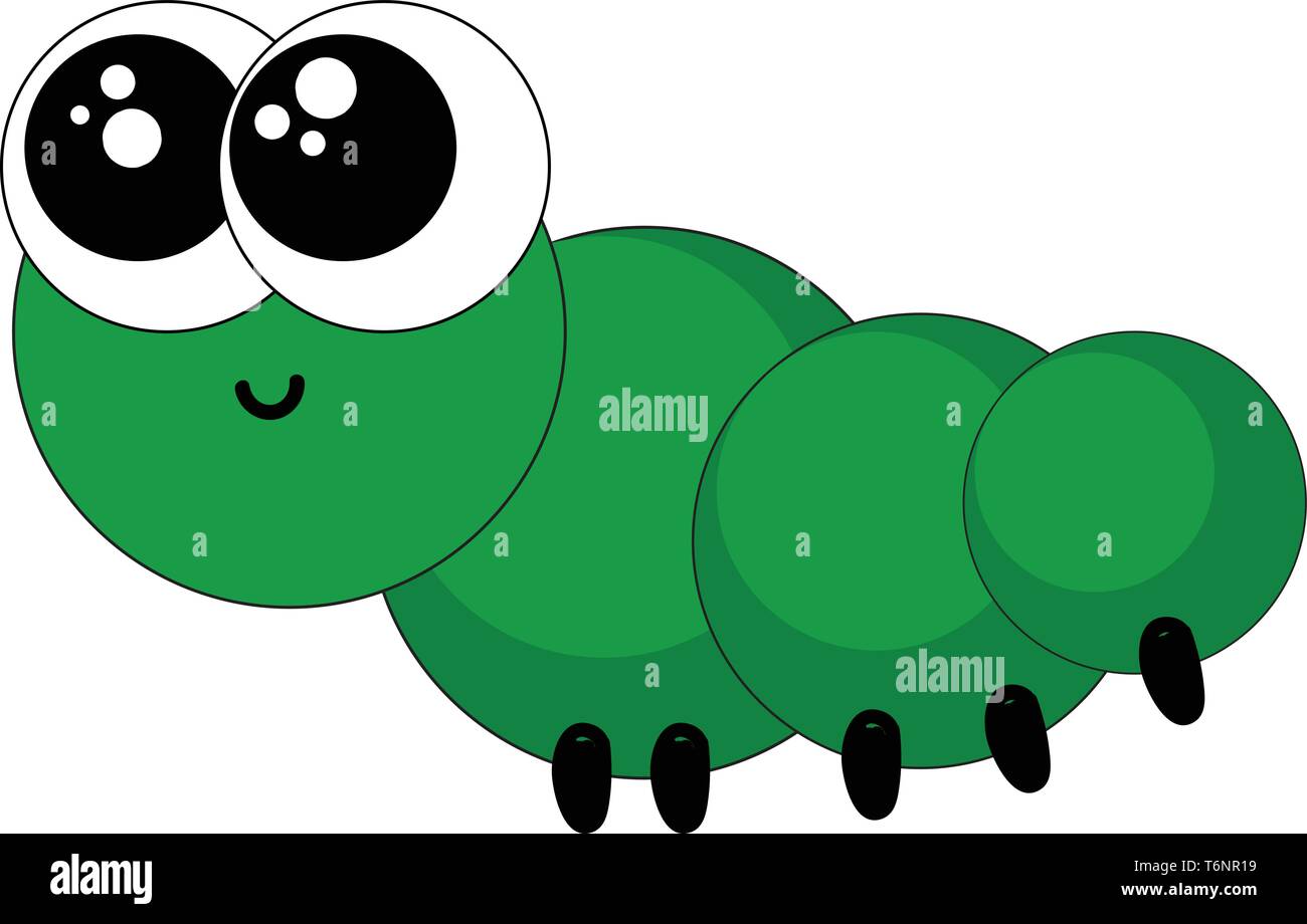 Emoji of a dreamy worm with its bulging eyes crossed is smiling while ...