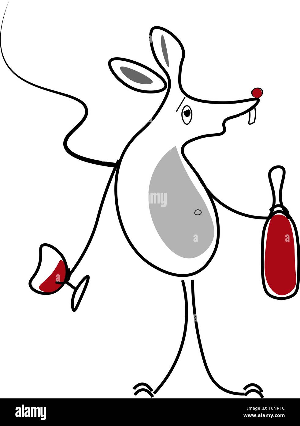 Wallpaper art picture red Stock Vector Images - Alamy