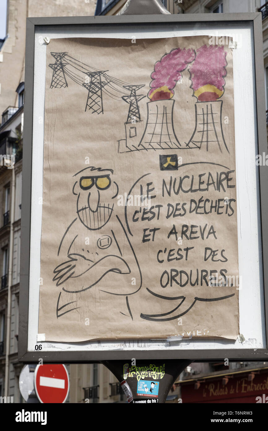 Paris, France. 1st May, 2019. Demonstration of may day international ...