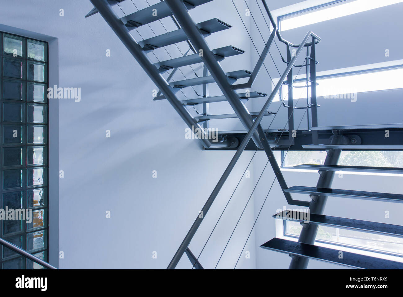 Emergency exit stairs hi-res stock photography and images - Alamy