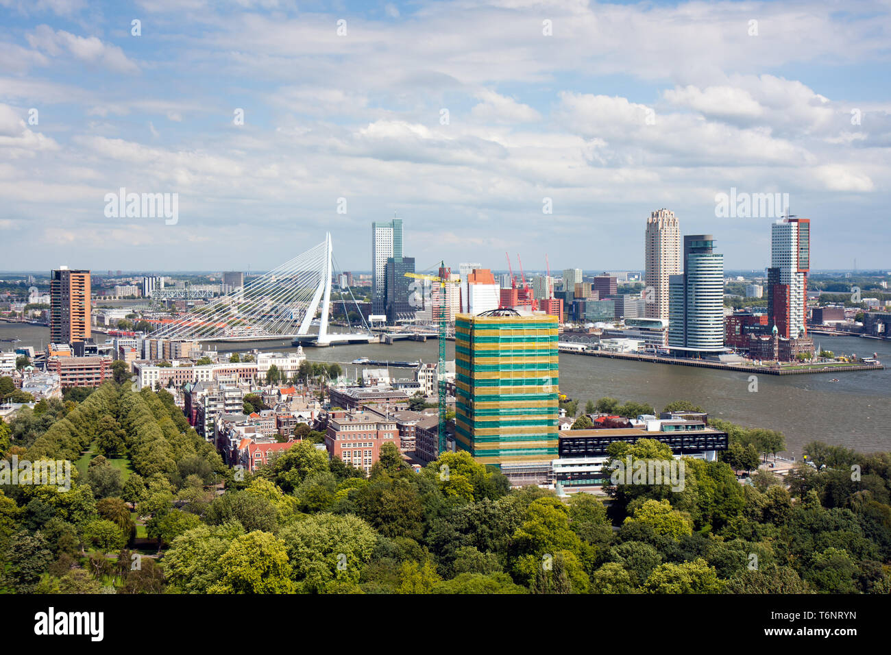 Rotterdam aerial view of the city hi-res stock photography and images ...