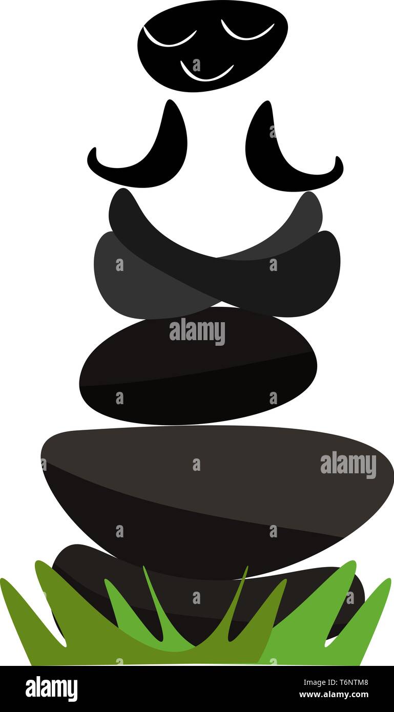 Black stone idol Stock Vector Images - Alamy
