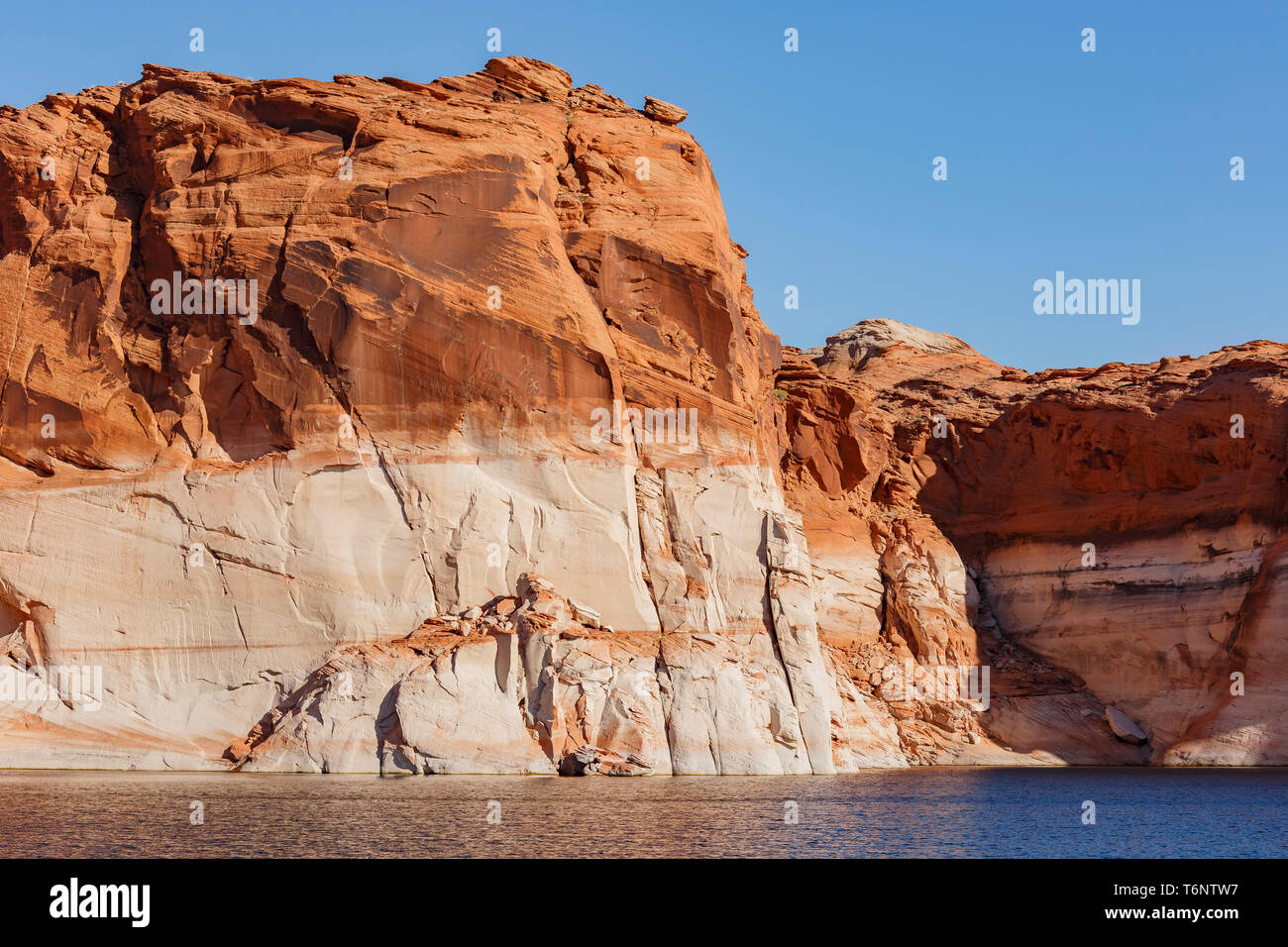 The famous Antelope Canyon from boat trip at Page, Arizona Stock Photo ...