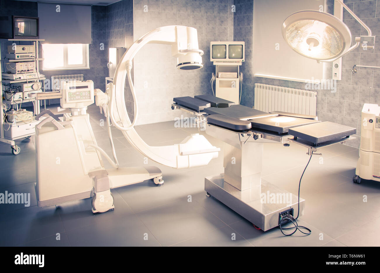 hospital operating with X-ray medical scan Stock Photo - Alamy