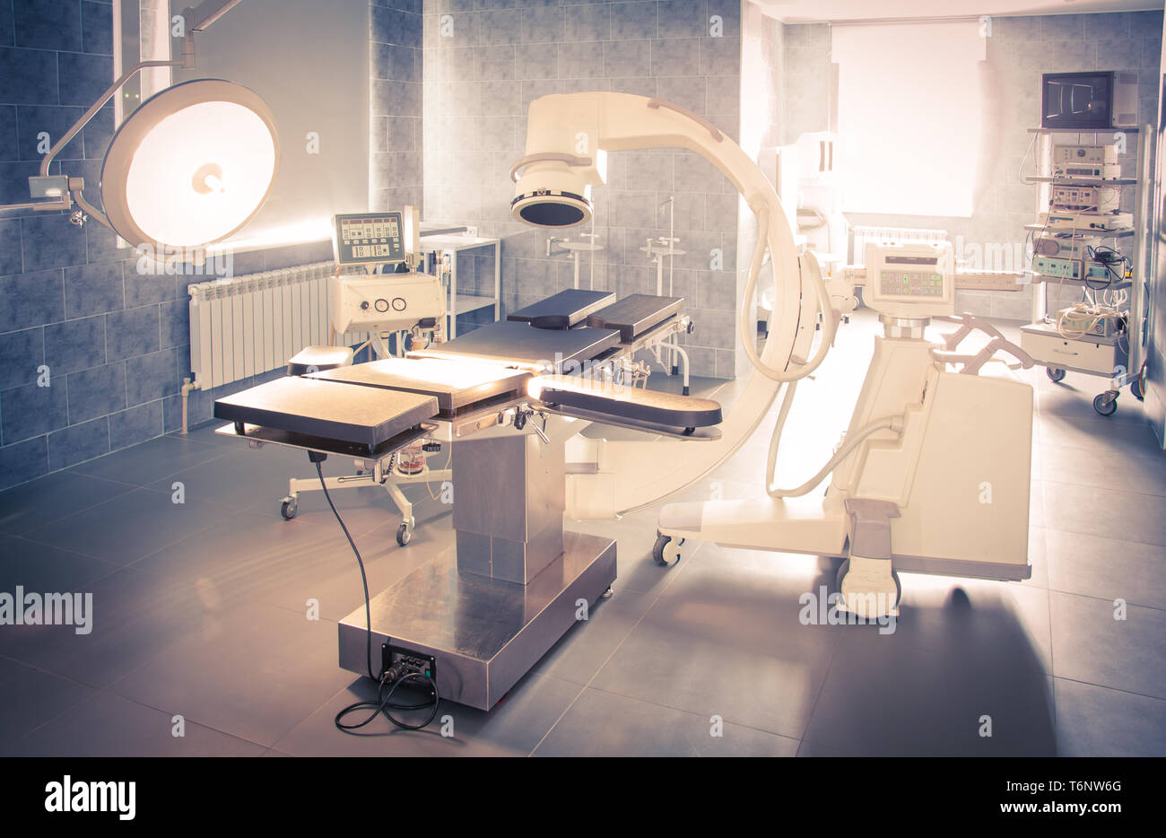 hospital operating with X-ray medical scan Stock Photo - Alamy