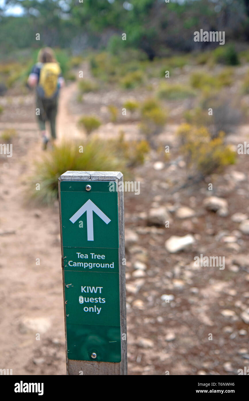 Hiking on the Kangaroo Island Wilderness Trail Stock Photo - Alamy