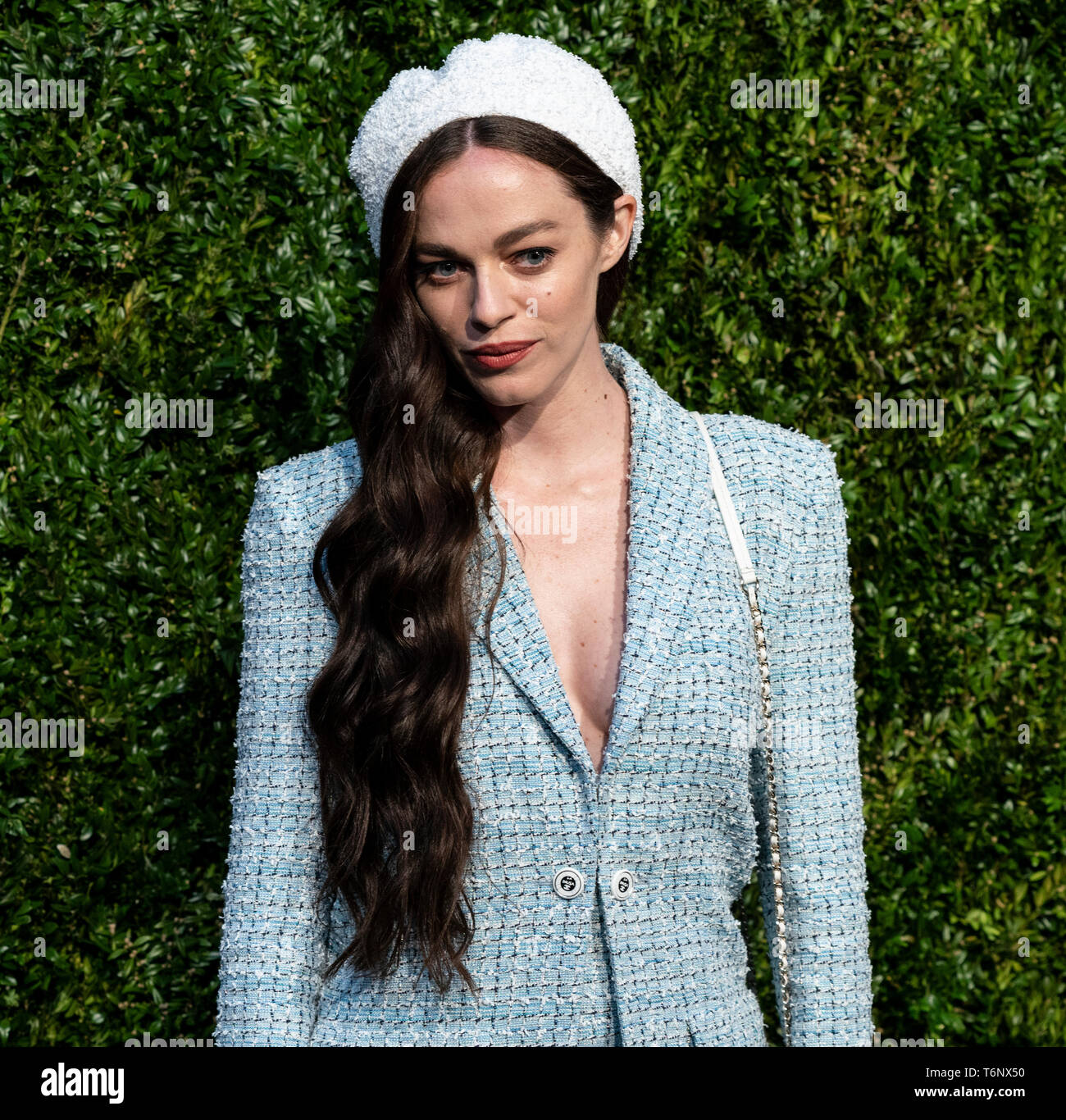 New York, NY - April 29, 2019: Hailey Gates wearing Chanel attends the ...