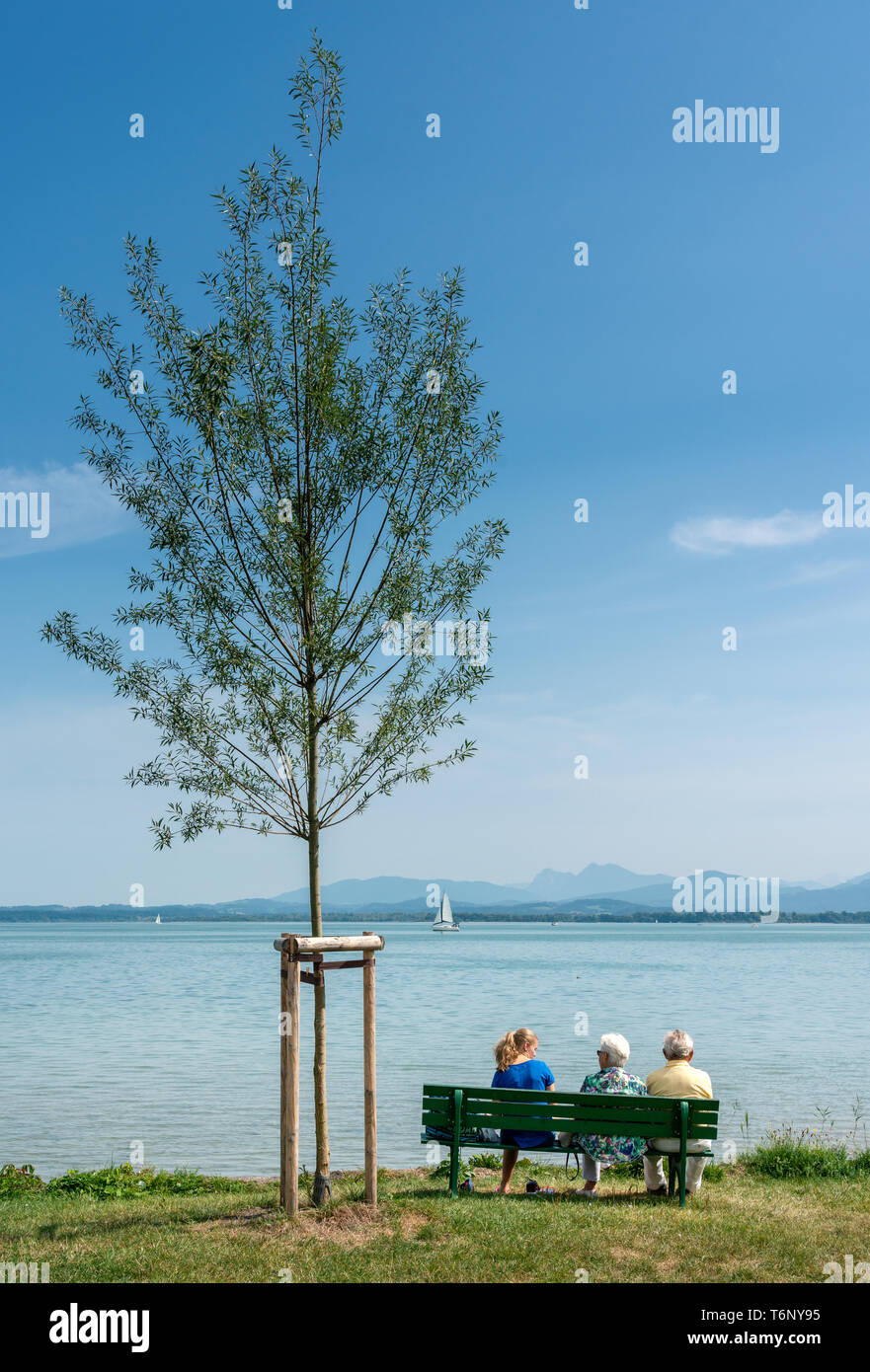 Lake chiemsee, Bavaria, Germany Stock Photo - Alamy