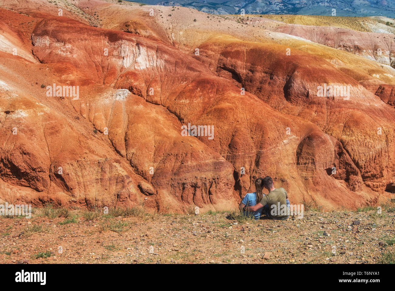 Valley of Mars landscapes Stock Photo - Alamy