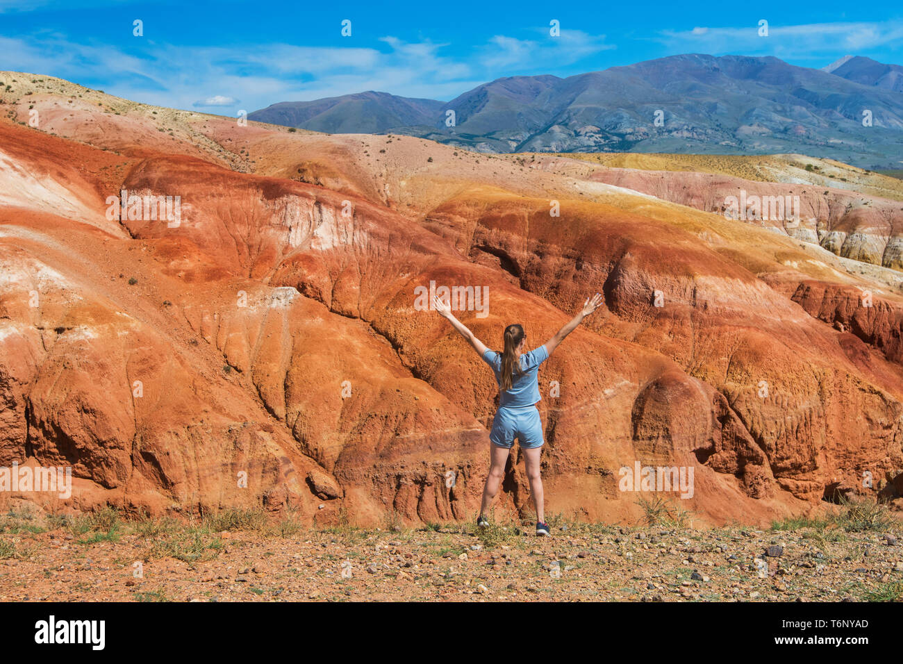 Valley of Mars landscapes Stock Photo - Alamy
