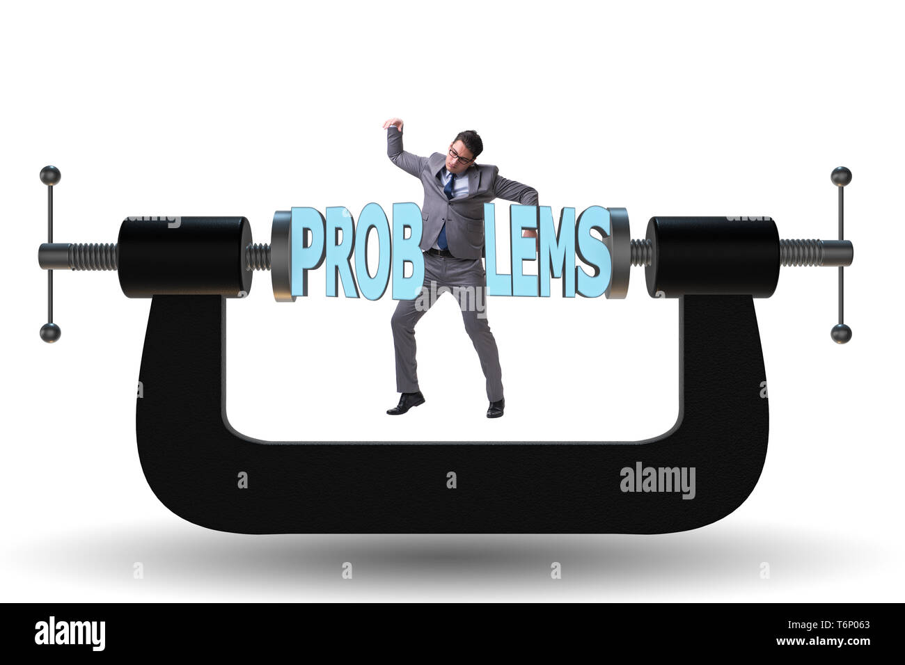 Business problem and challenge concept with businessman Stock Photo - Alamy