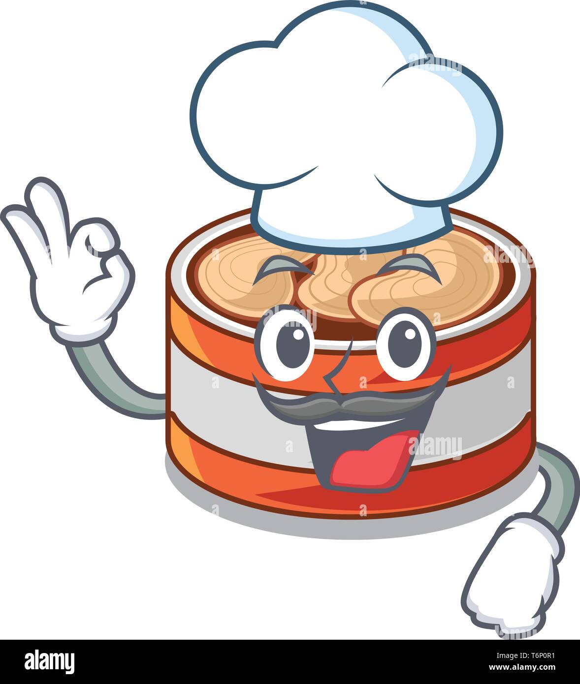 Cartoon character fork vegetables Cut Out Stock Images & Pictures - Alamy