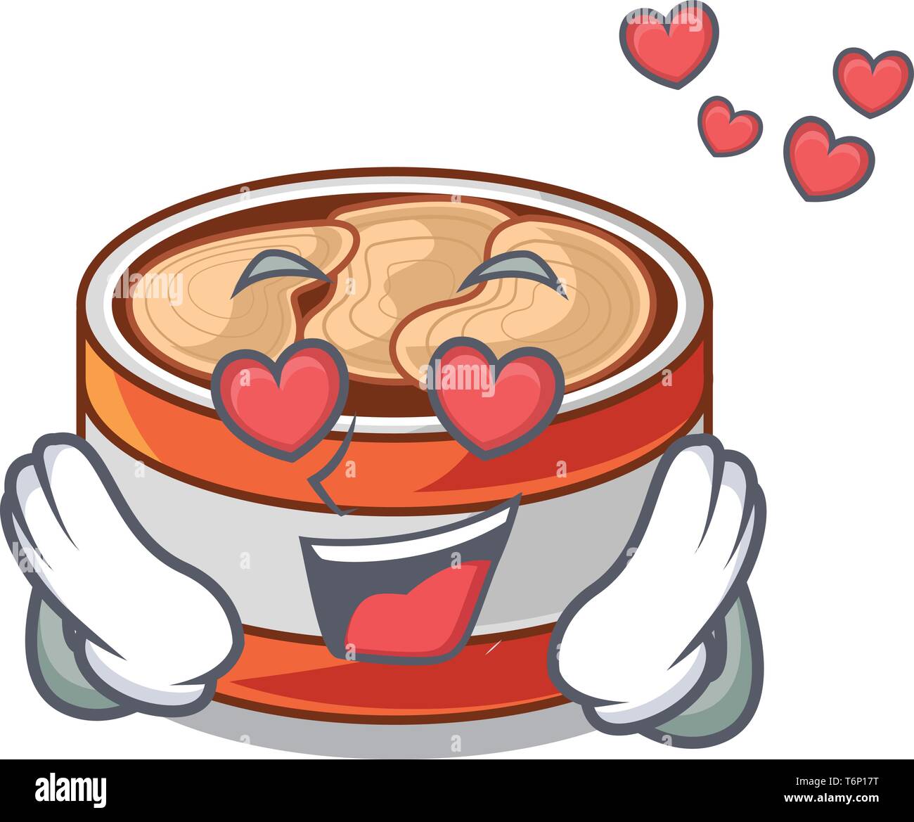 In love canned tuna in the cartoon shape Stock Vector Image & Art - Alamy