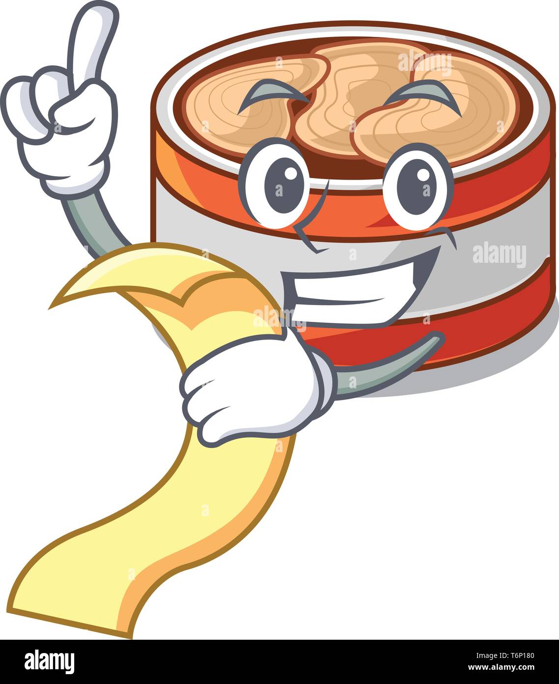 With menu canned tuna in the cartoon shape Stock Vector Image & Art - Alamy