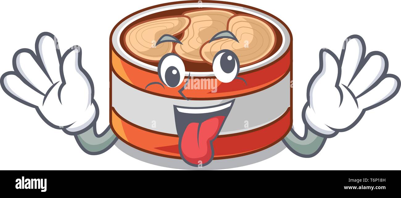 Crazy canned tuna in cartoon kitchen cabinet Stock Vector Image & Art ...