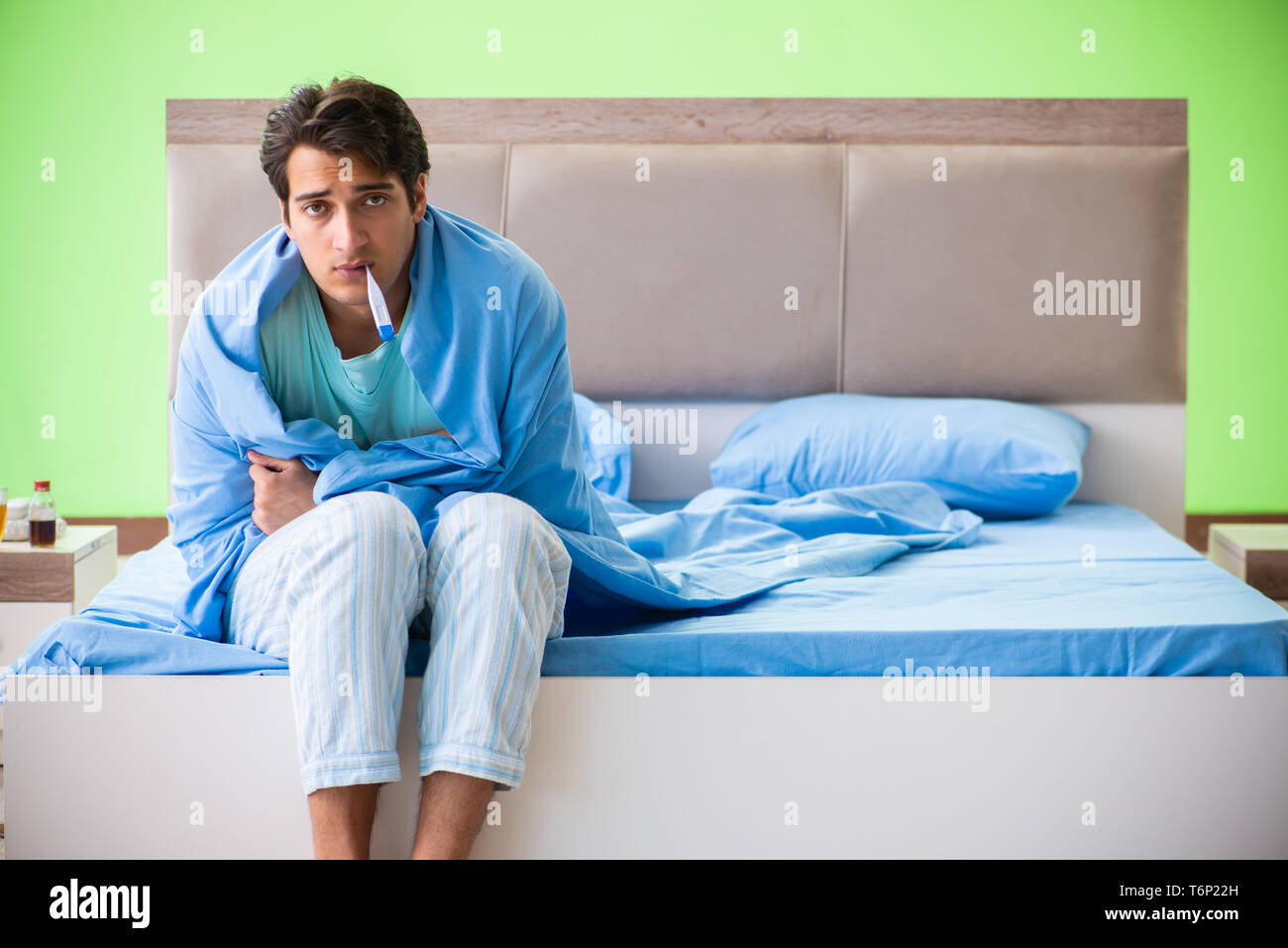 Man suffering from sleeping disorder and insomnia Stock Photo - Alamy