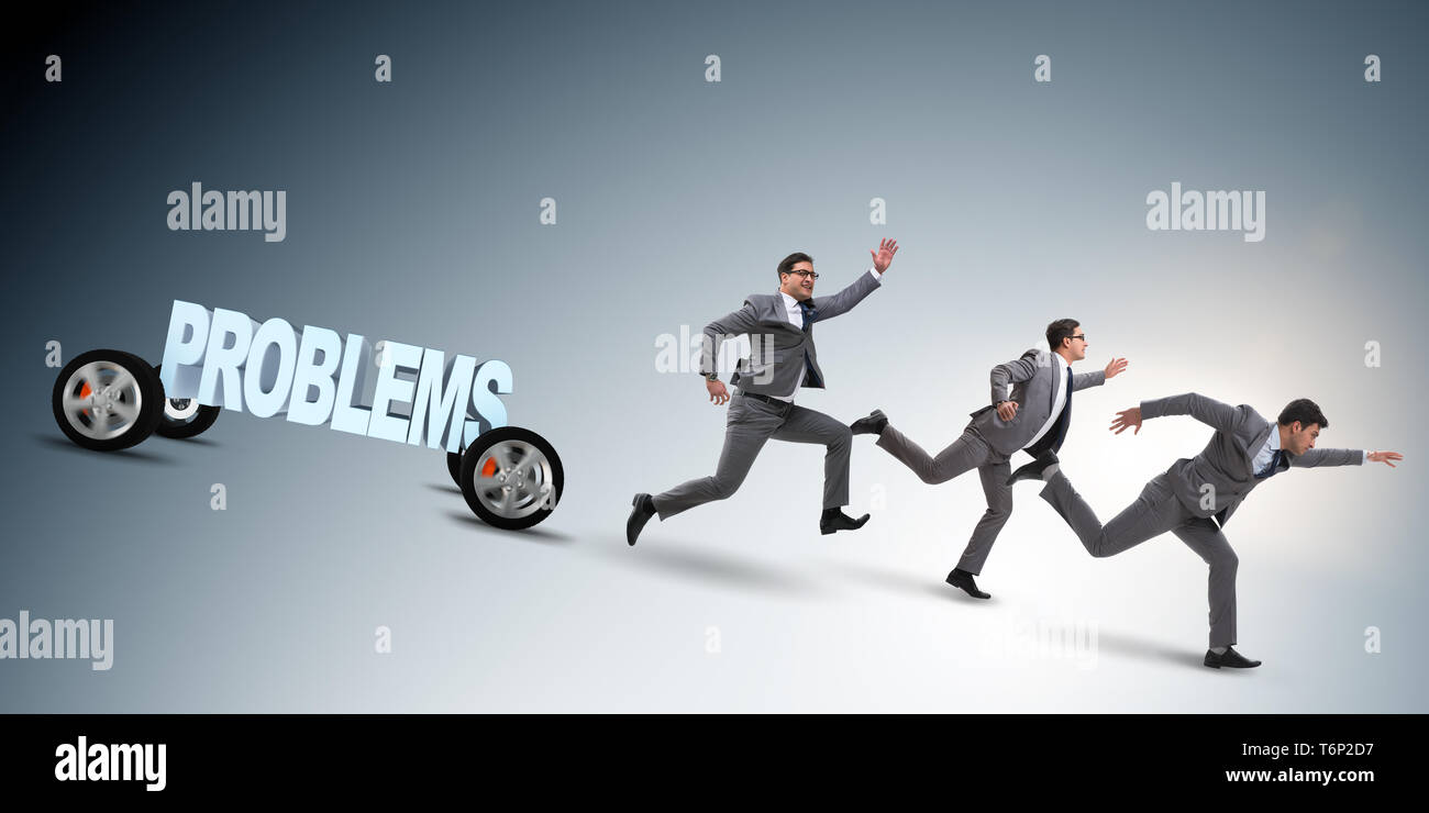 Business problem and challenge concept with businessman Stock Photo - Alamy