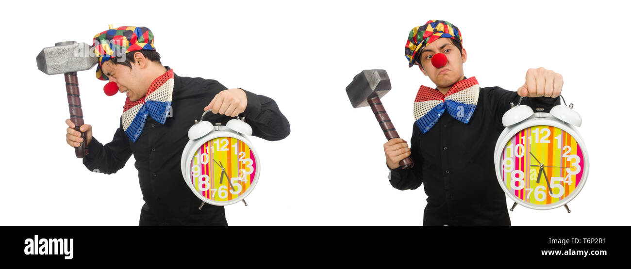 Man clock hammer hi-res stock photography and images - Alamy