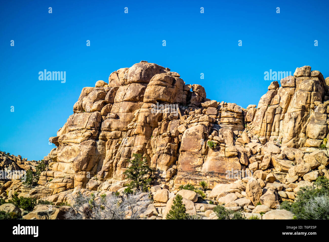 Willow Hole Rocks in Joshua Tree National Park, California Stock Photo ...