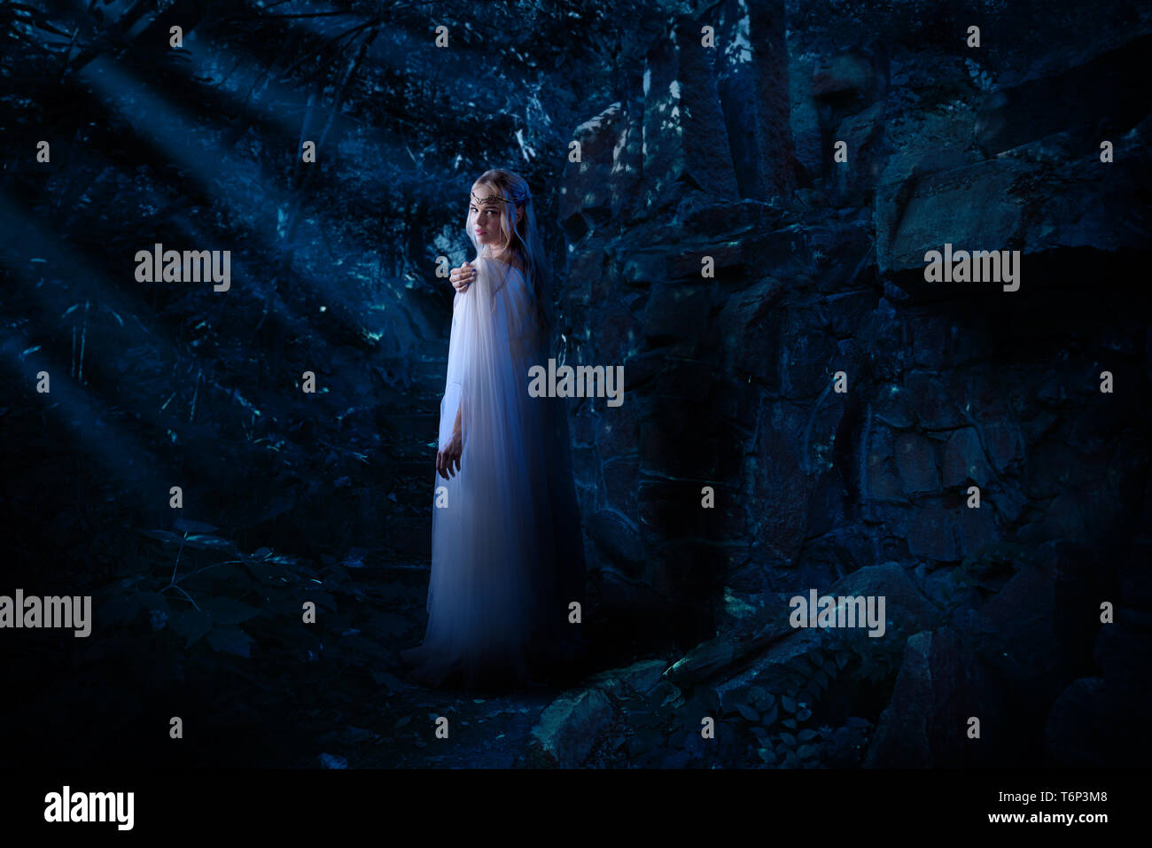 Elf in forest hi-res stock photography and images - Alamy