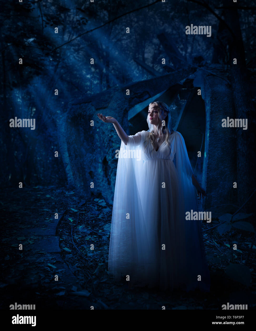 Elf in forest hi-res stock photography and images - Alamy