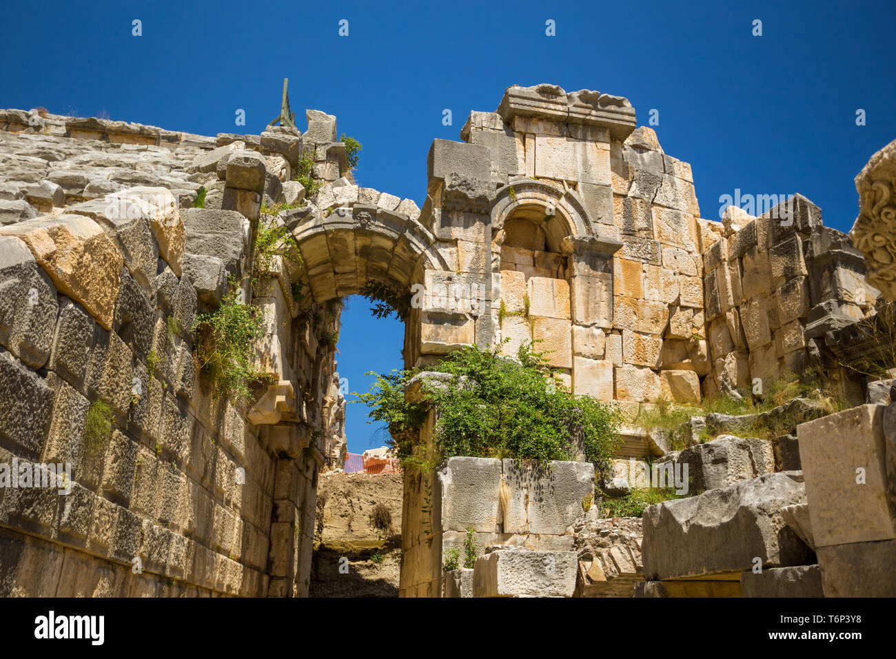 Ancient lycian Myra ruins at Turkey Demre Stock Photo - Alamy