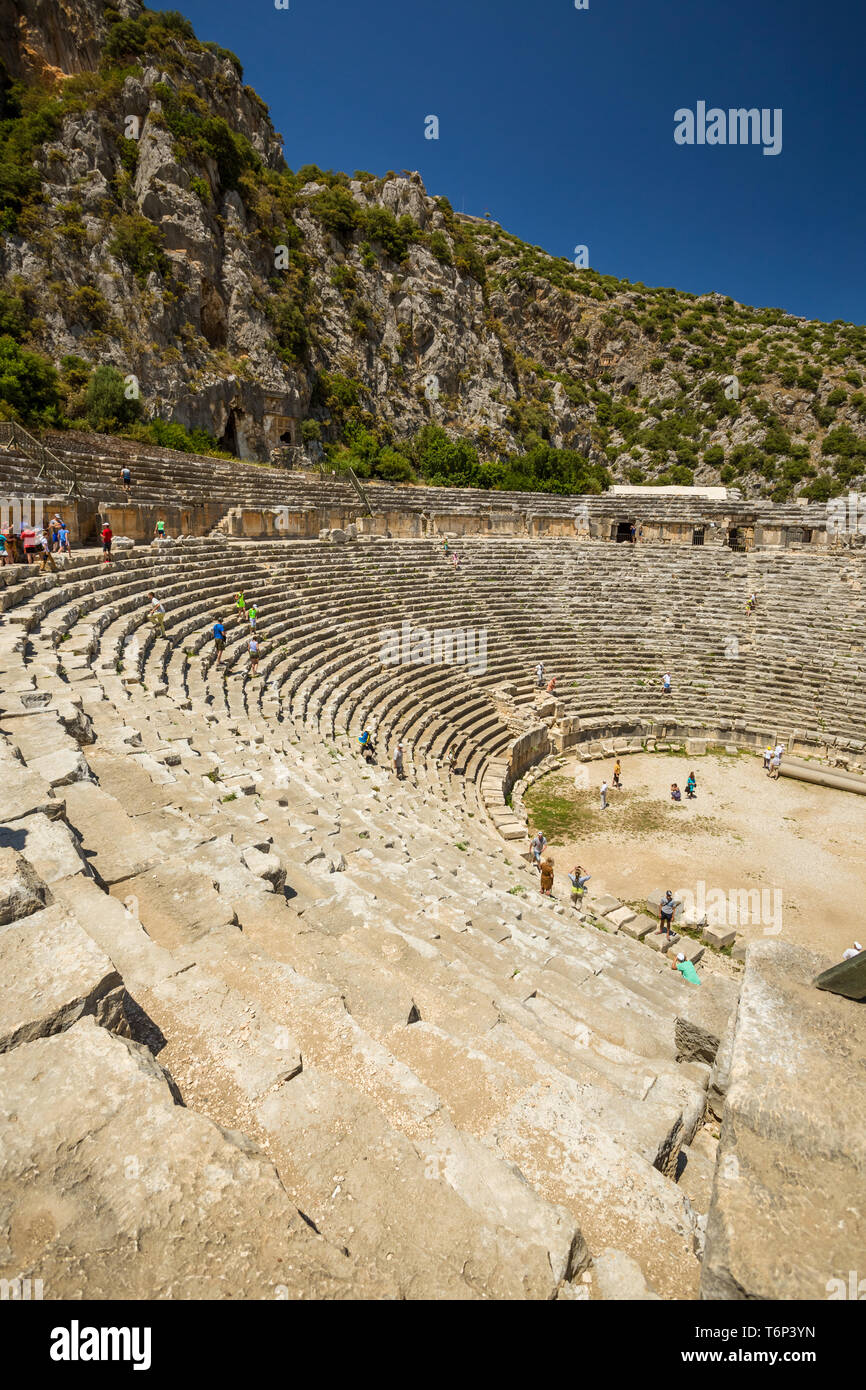 Ancient lycian Myra ruins at Turkey Demre Stock Photo - Alamy