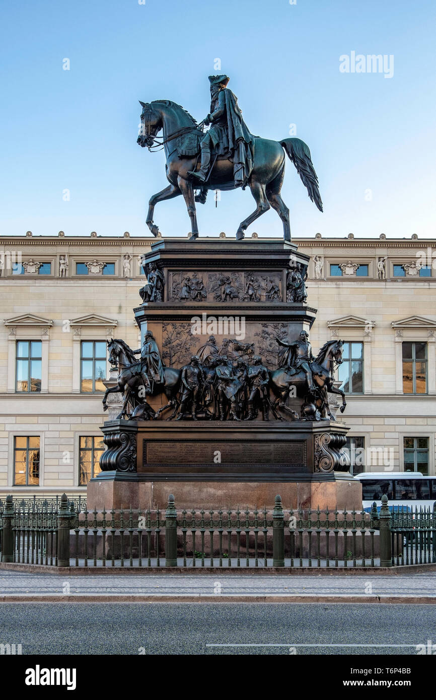 Frederick the Great, Friedrich des Grossen bronze equestrian statue by ...