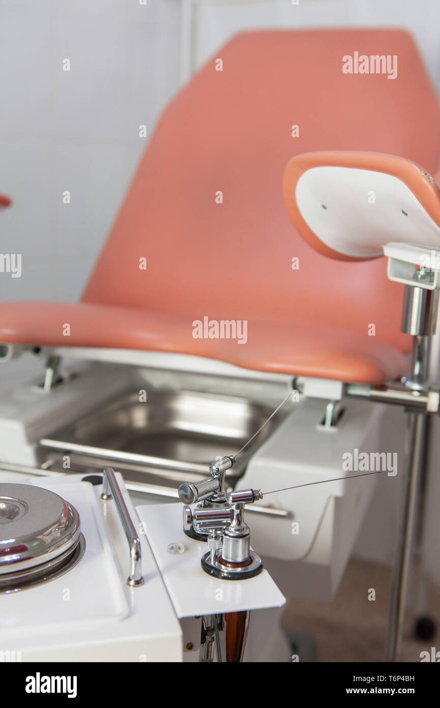 Gynecological cabinet in modern clinic Stock Photo - Alamy