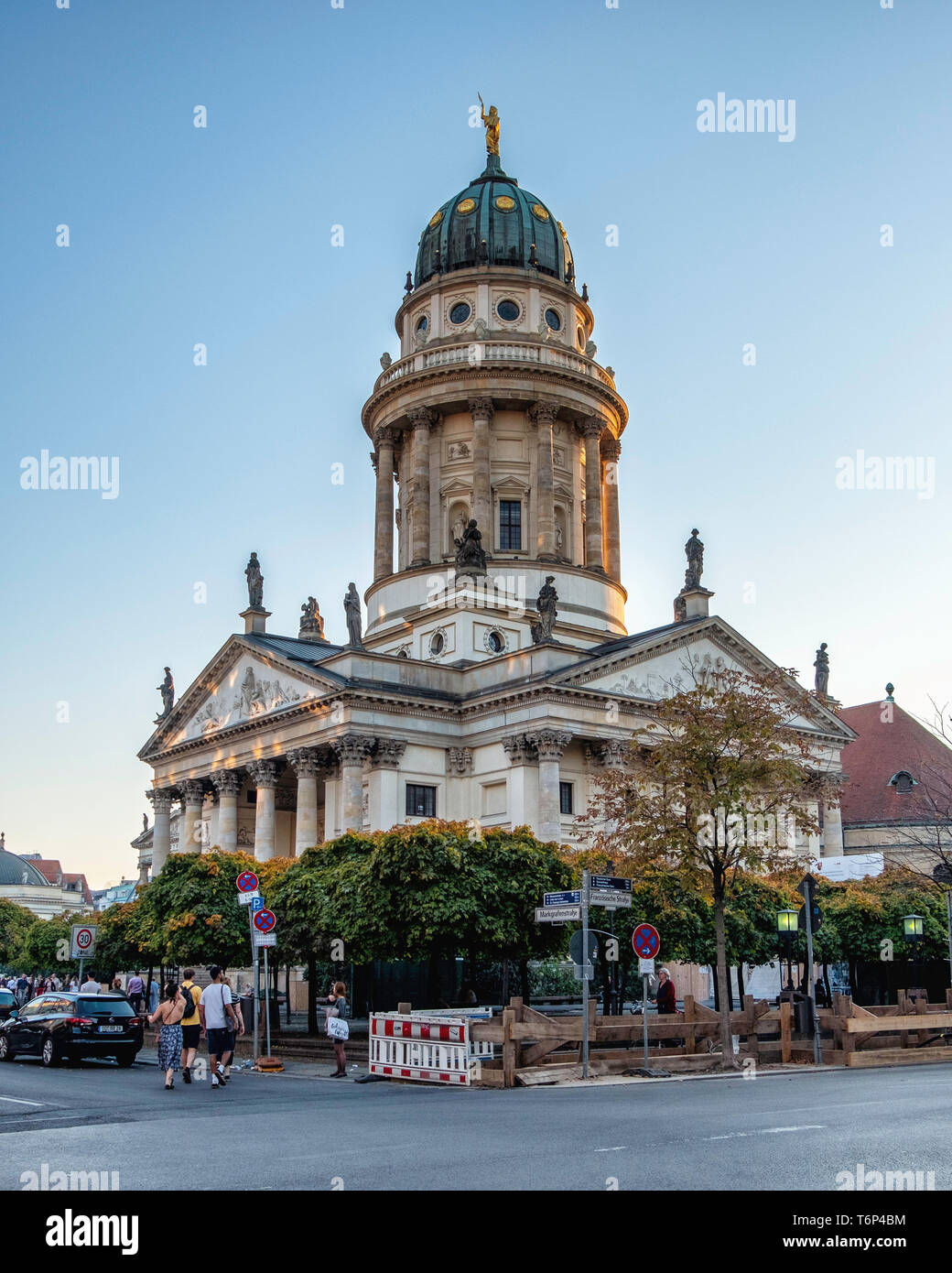 Berlin, Mitte. French Cathedral - Historic Protestant church building ...
