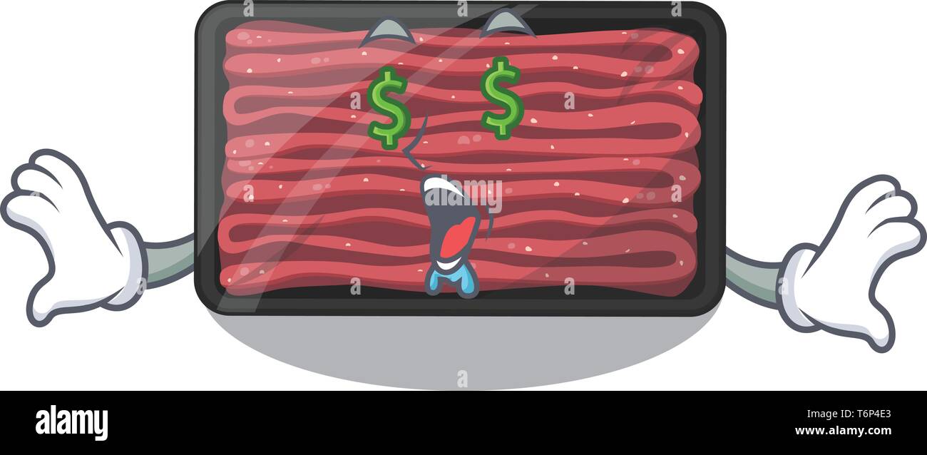 Money eye minced meat in the cartoon shape Stock Vector Image & Art - Alamy
