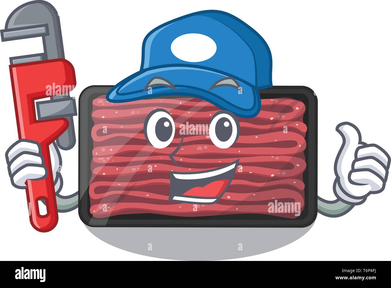 Minced meat texture Stock Vector Images - Alamy