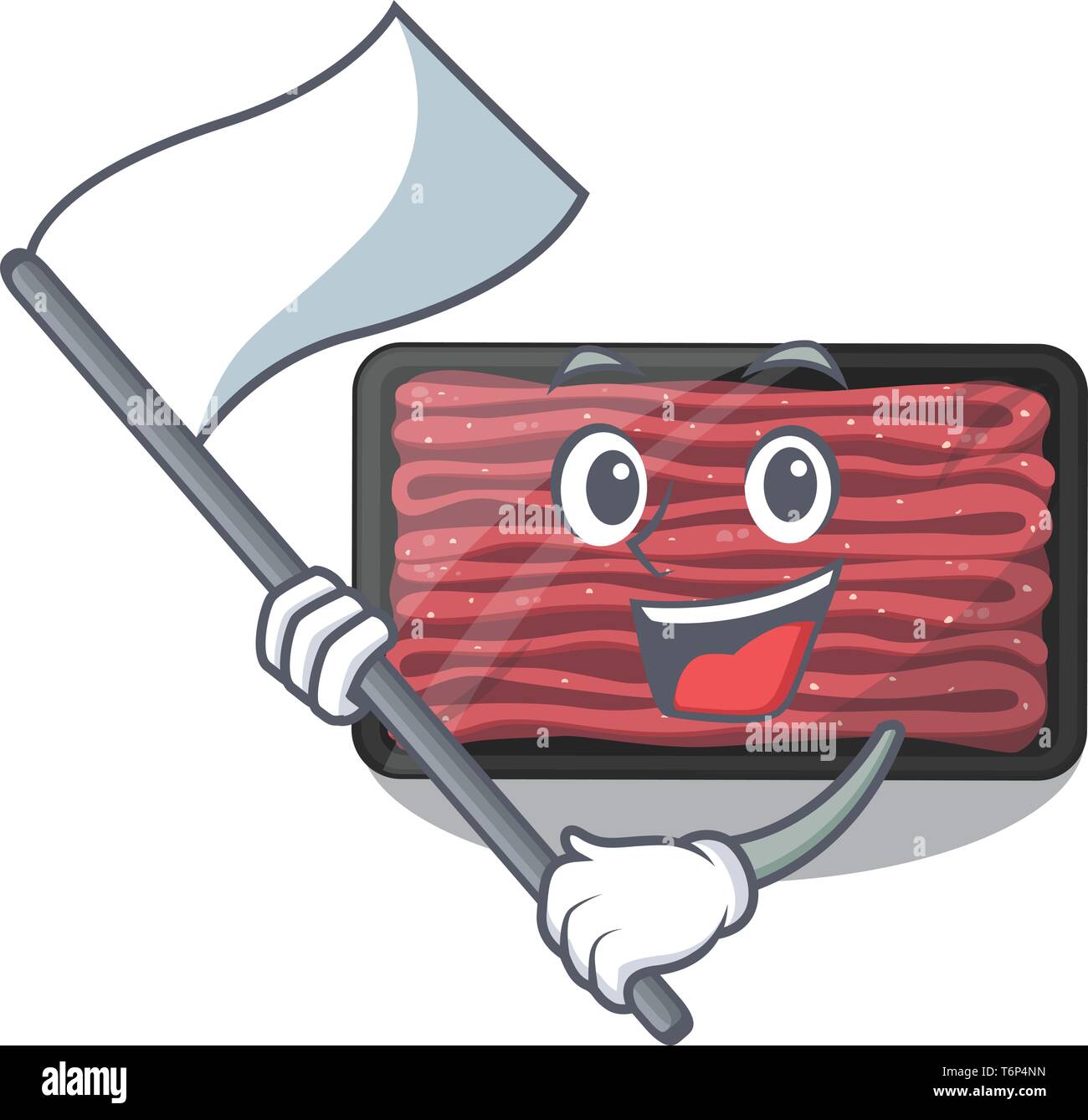 With flag minced meat in the cartoon shape Stock Vector Image & Art - Alamy