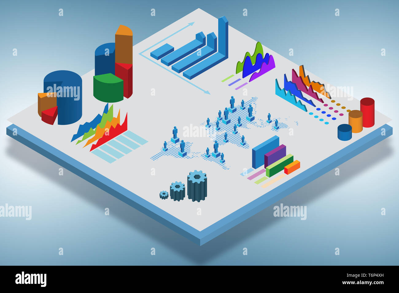 3d visualisation map hi-res stock photography and images - Alamy