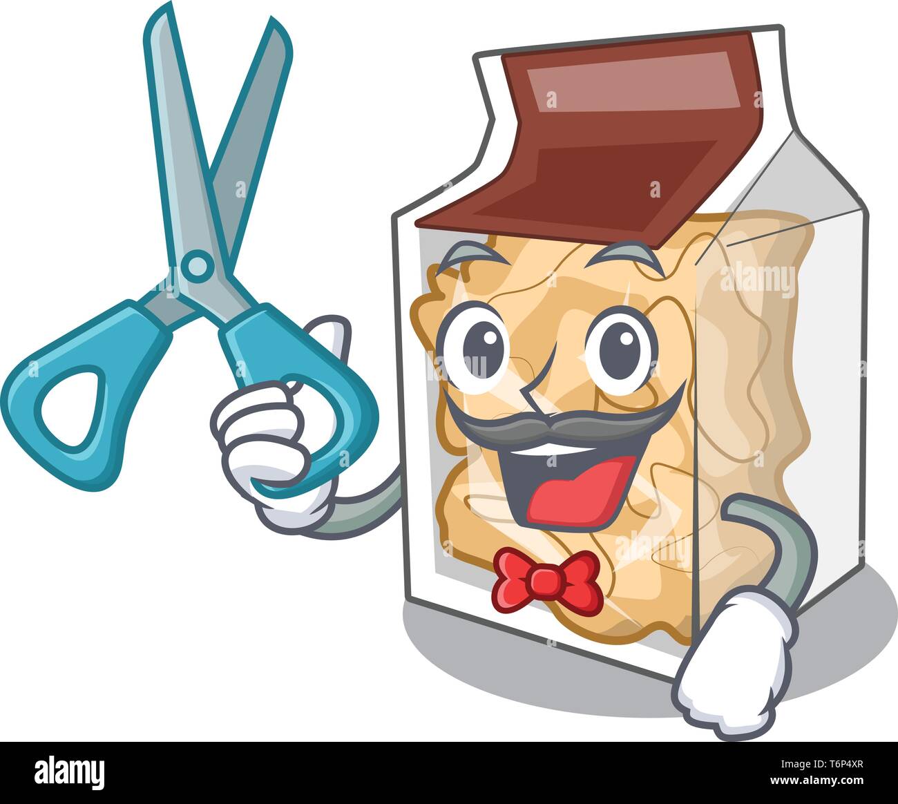 Barber pork rinds isolated in the cartoon Stock Vector Image & Art - Alamy