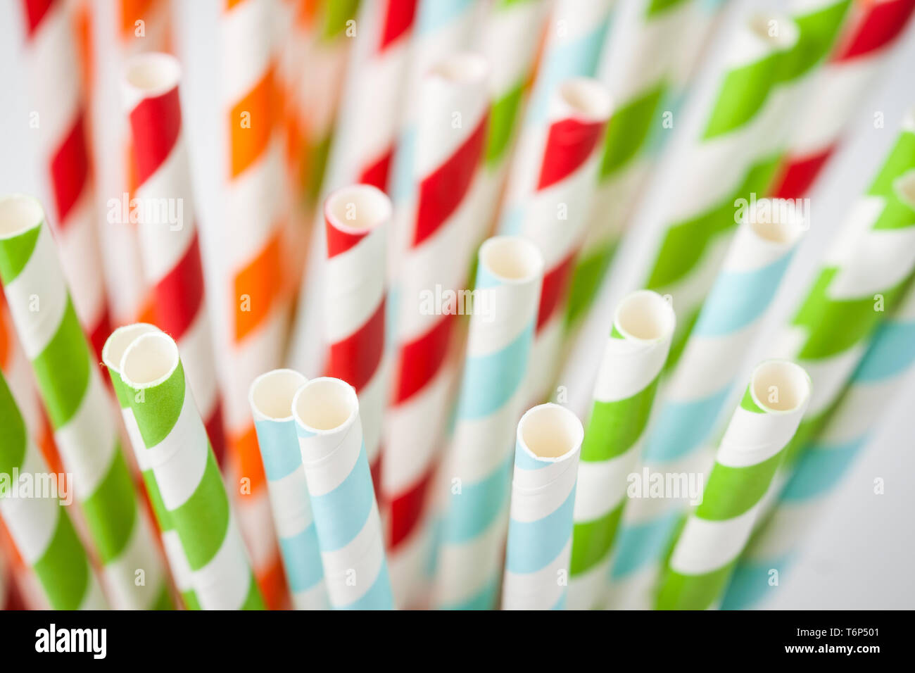 Striped cocktail stick Stock Photo - Alamy