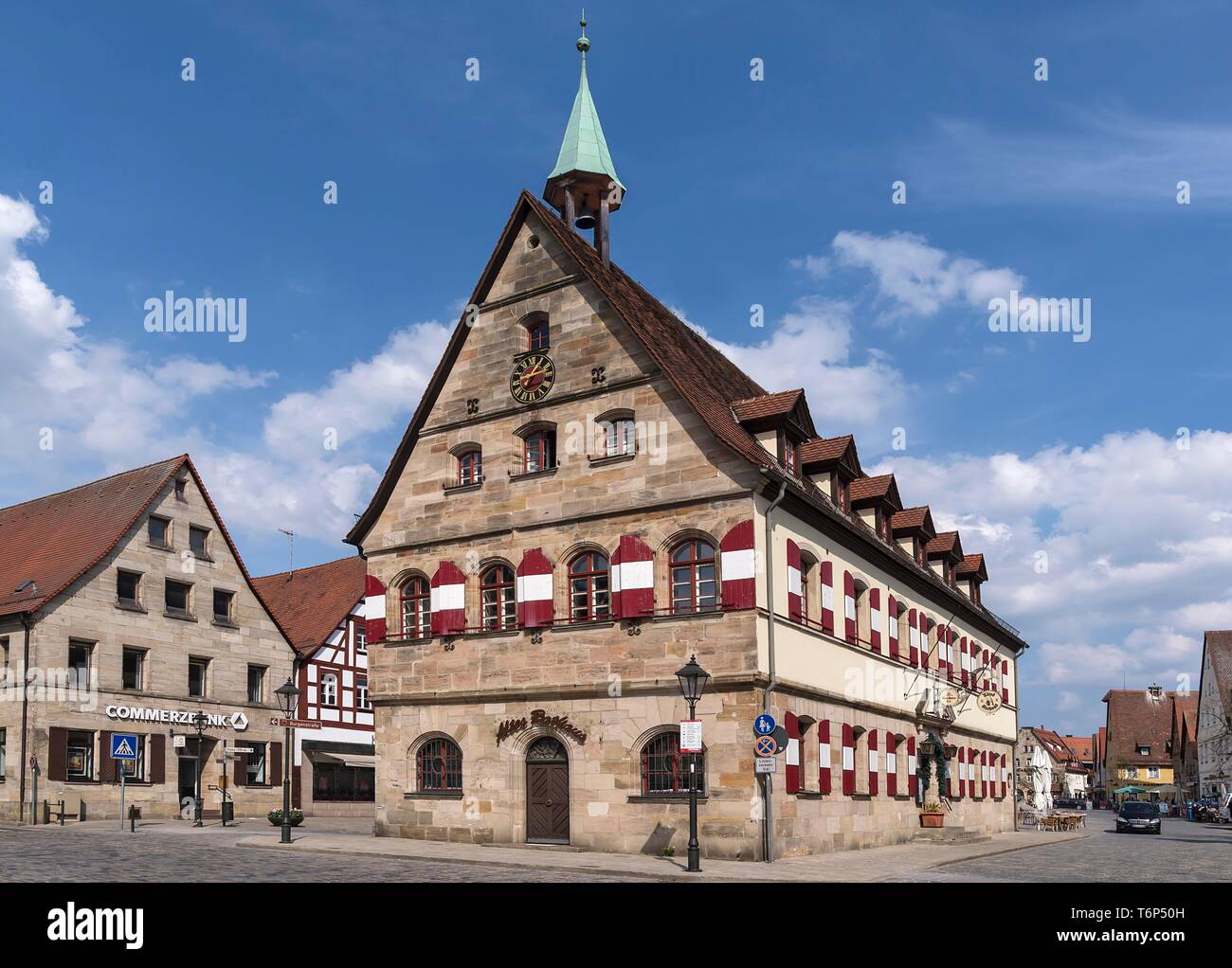Old Town Hall, Lauf an der Pegnitz, Middle Franconia, Bavaria, Germany ...