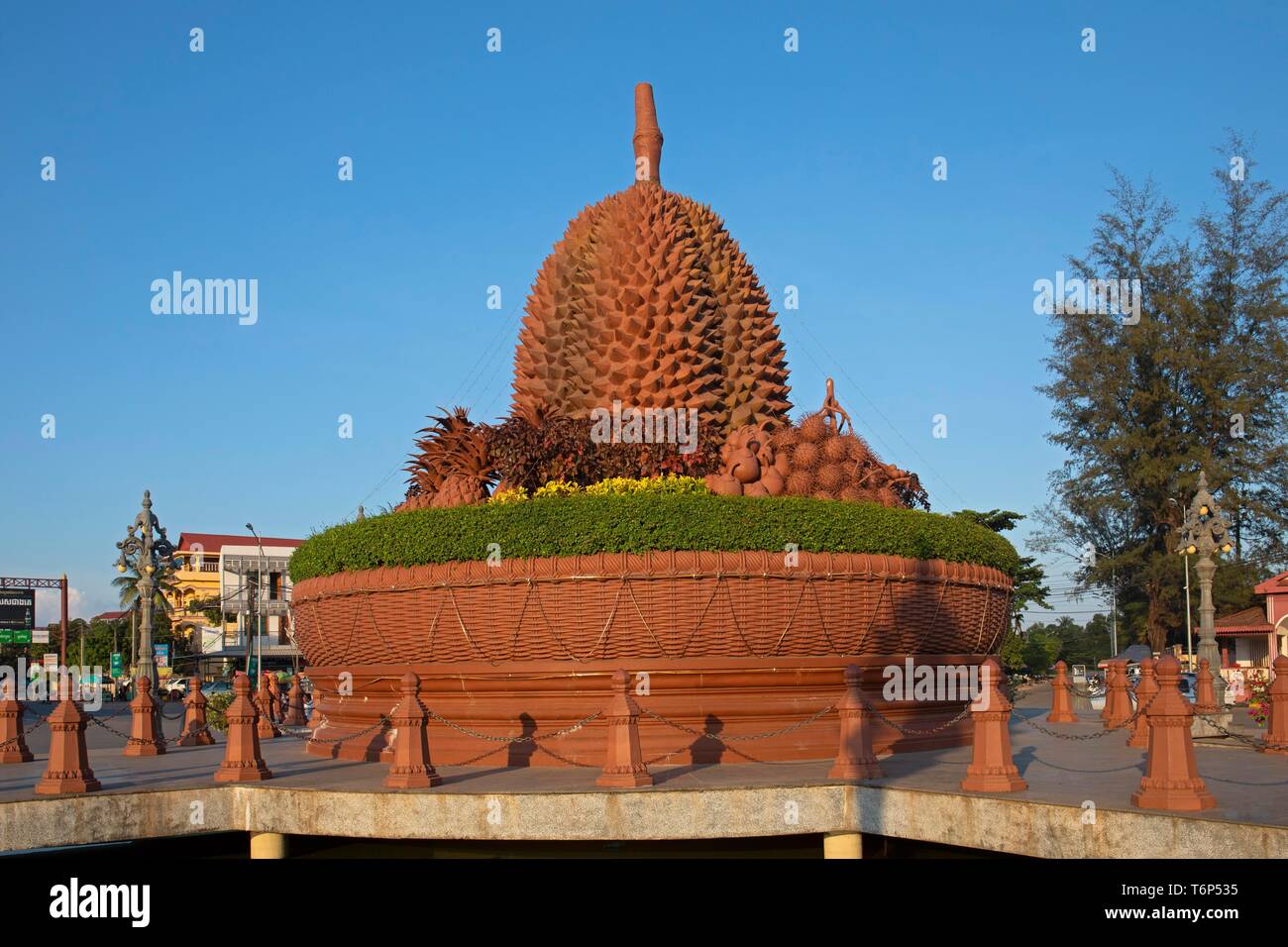 Durian roundabout kampot hi-res stock photography and images - Alamy