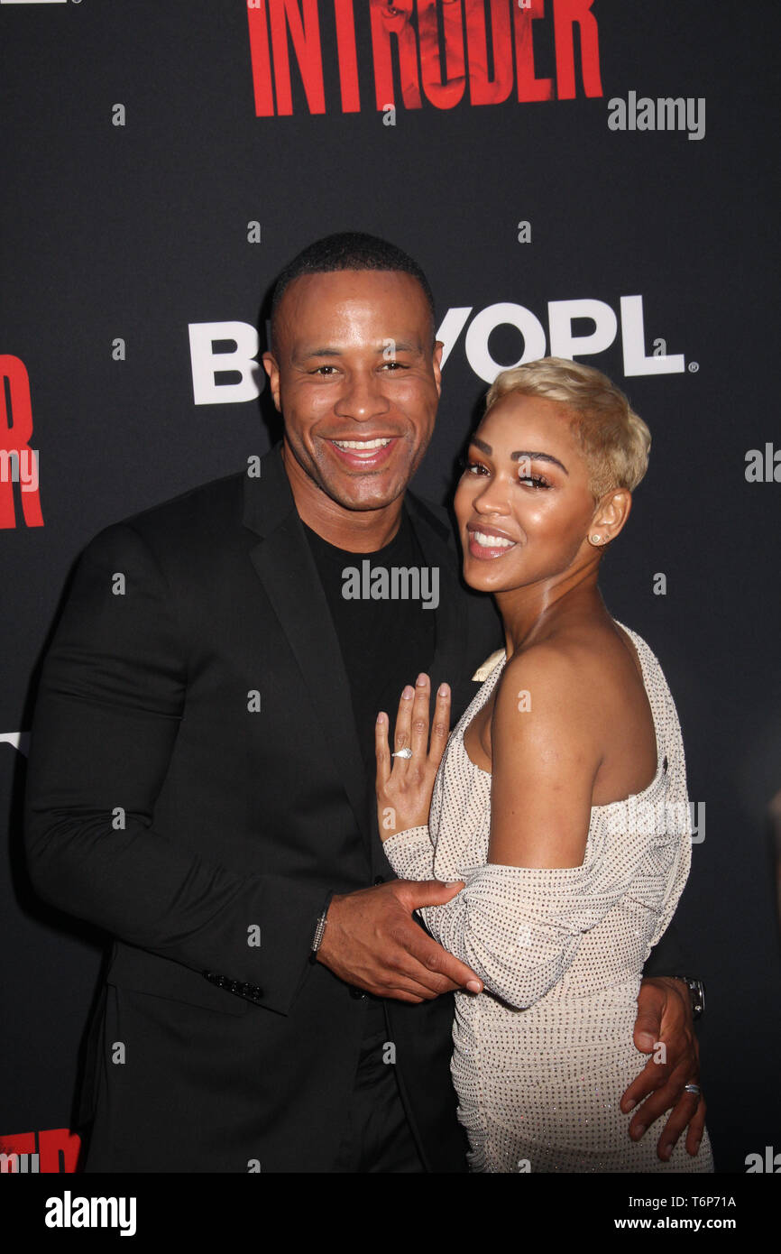 Los Angeles, California, USA. 01st May, 2019. DeVon Franklin, Meagan ...