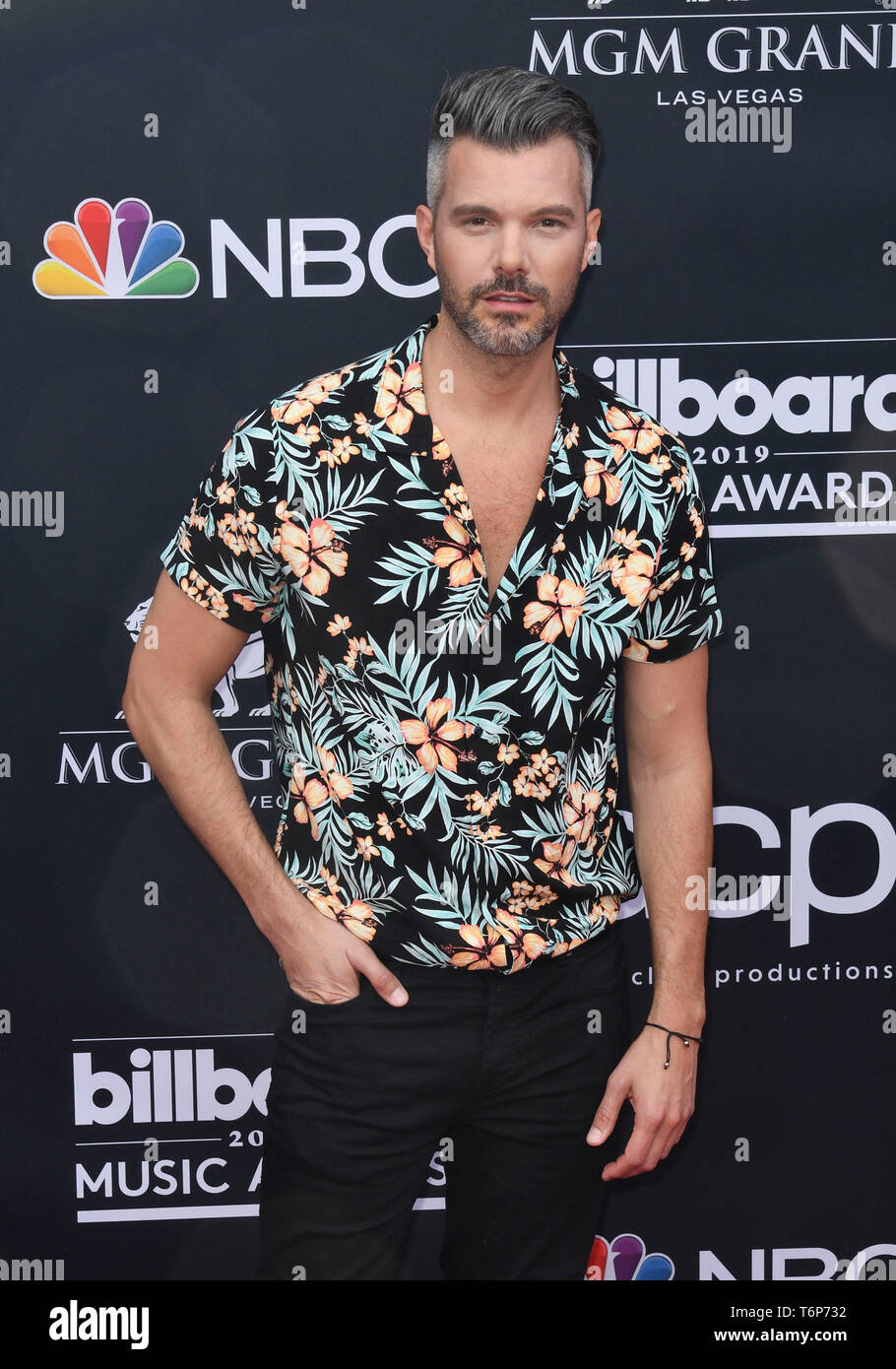 Las Vegas, NV, USA. 1st May, 2019. AJ Gibson at the 2019 Billboard ...