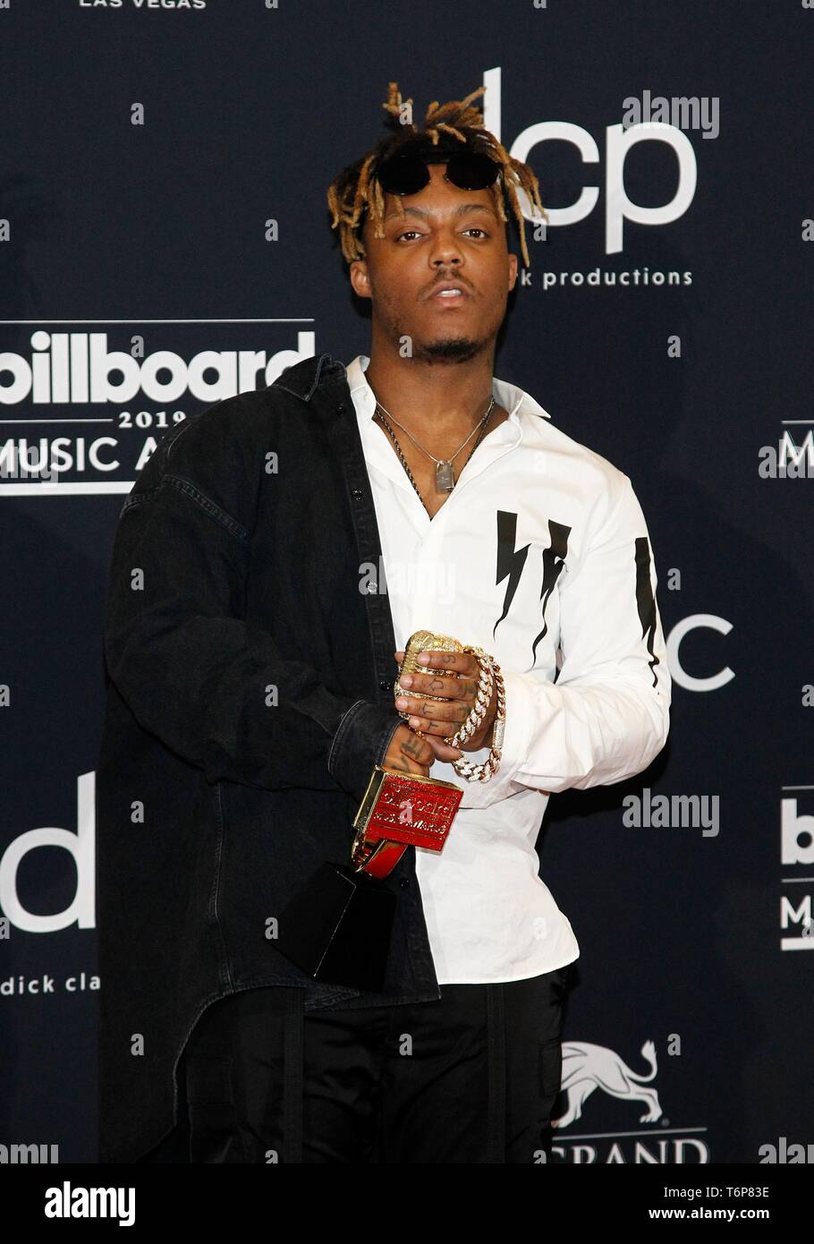 Las Vegas, NV, USA. 1st May, 2019. Juice Wrld in the press room for ...