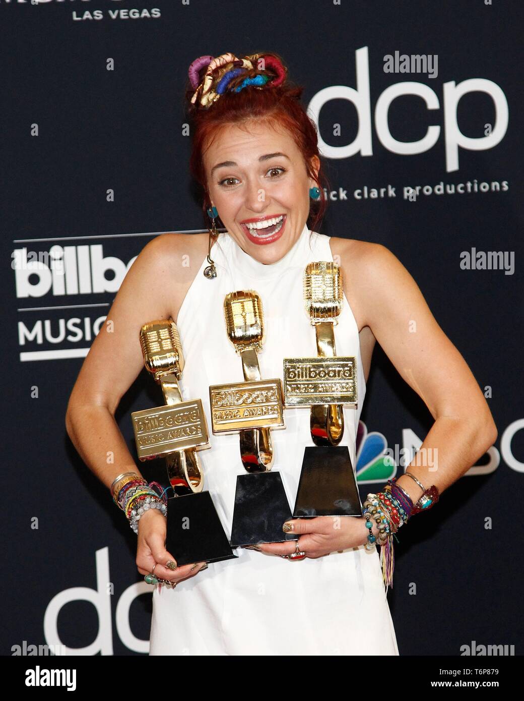 Las Vegas, NV, USA. 1st May, 2019. Lauren Daigle in the press room for ...