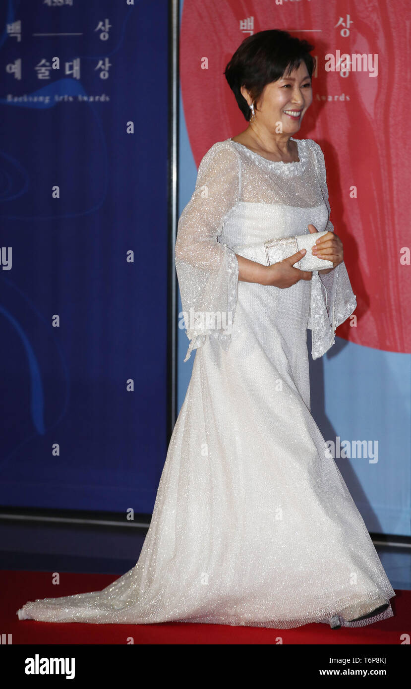 02nd May, 2019. S. Korean actress Kim Hye-ja South Korean actress Kim ...