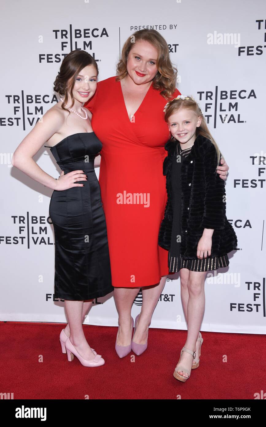 New York, USA. 1st May, 2019. Zoe Colletti, Danielle Macdonald, and ...