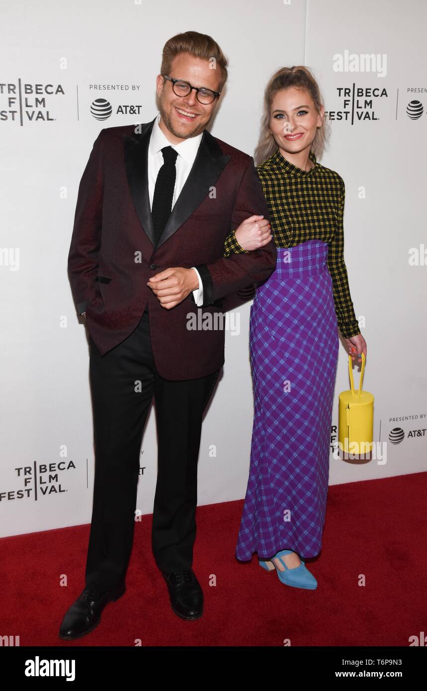 New York, USA. 1st May, 2019. Adam Conover and Lisa Hanawalt attend ...