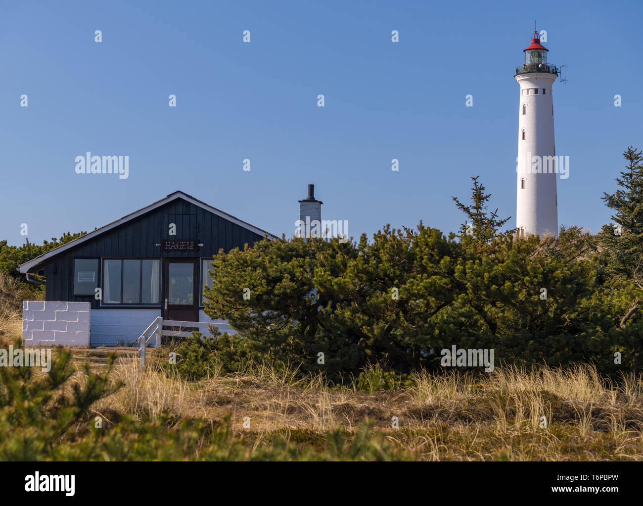 Lyngvig fyr hvide sande denmark hi-res stock photography and images - Alamy