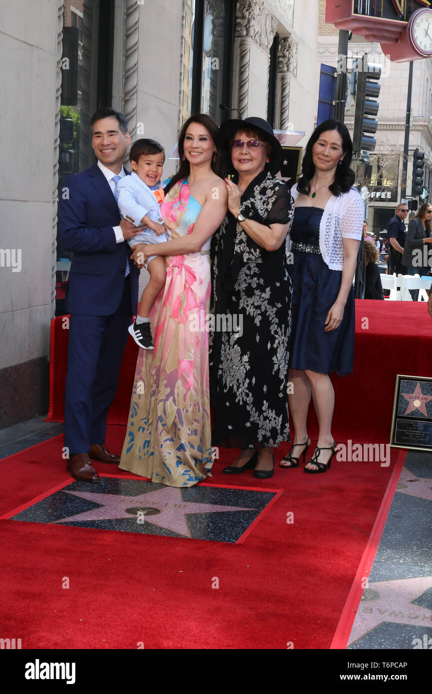 Hollywood, Ca. 1st May, 2019. Lucy Liu, Family at the Lucy Liu ...