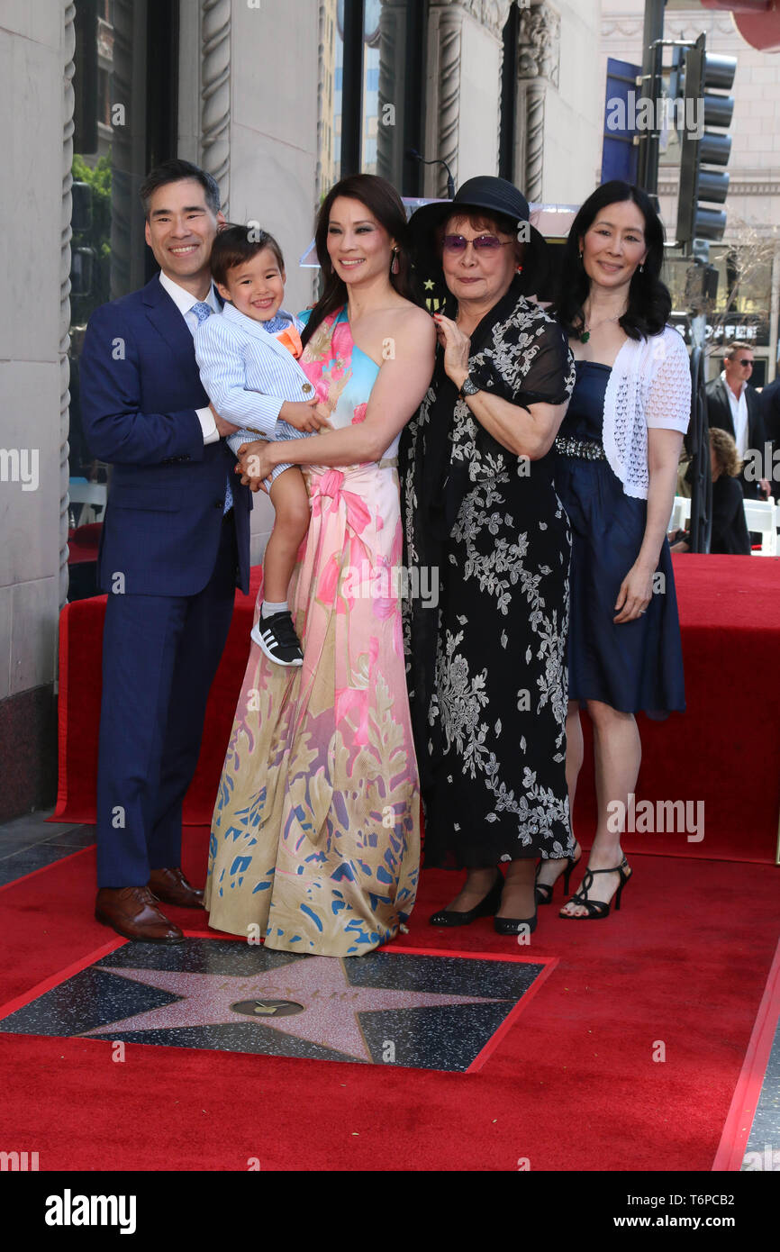 Hollywood, Ca. 1st May, 2019. Lucy Liu, Family at the Lucy Liu ...