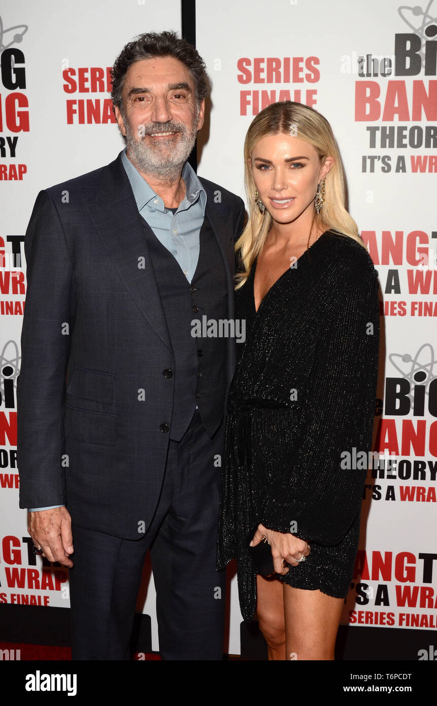 Pasadena, Ca. 1st May, 2019. Chuck Lorre, Arielle Lorre at The Big Bang ...