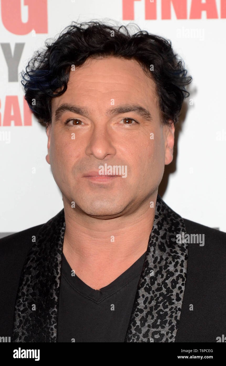 Pasadena, Ca. 1st May, 2019. Johnny Galecki at The Big Bang Theory ...